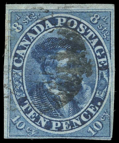 Buy Canada #7 - Jacques Cartier (1855) 10d | Vista Stamps