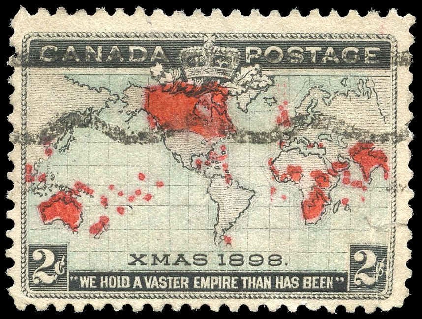 Buy Canada #85xx - Christmas, Map of British Empire (1898) 2 ...