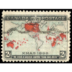 Buy Canada #85xx - Christmas, Map of British Empire (1898) 2 ...