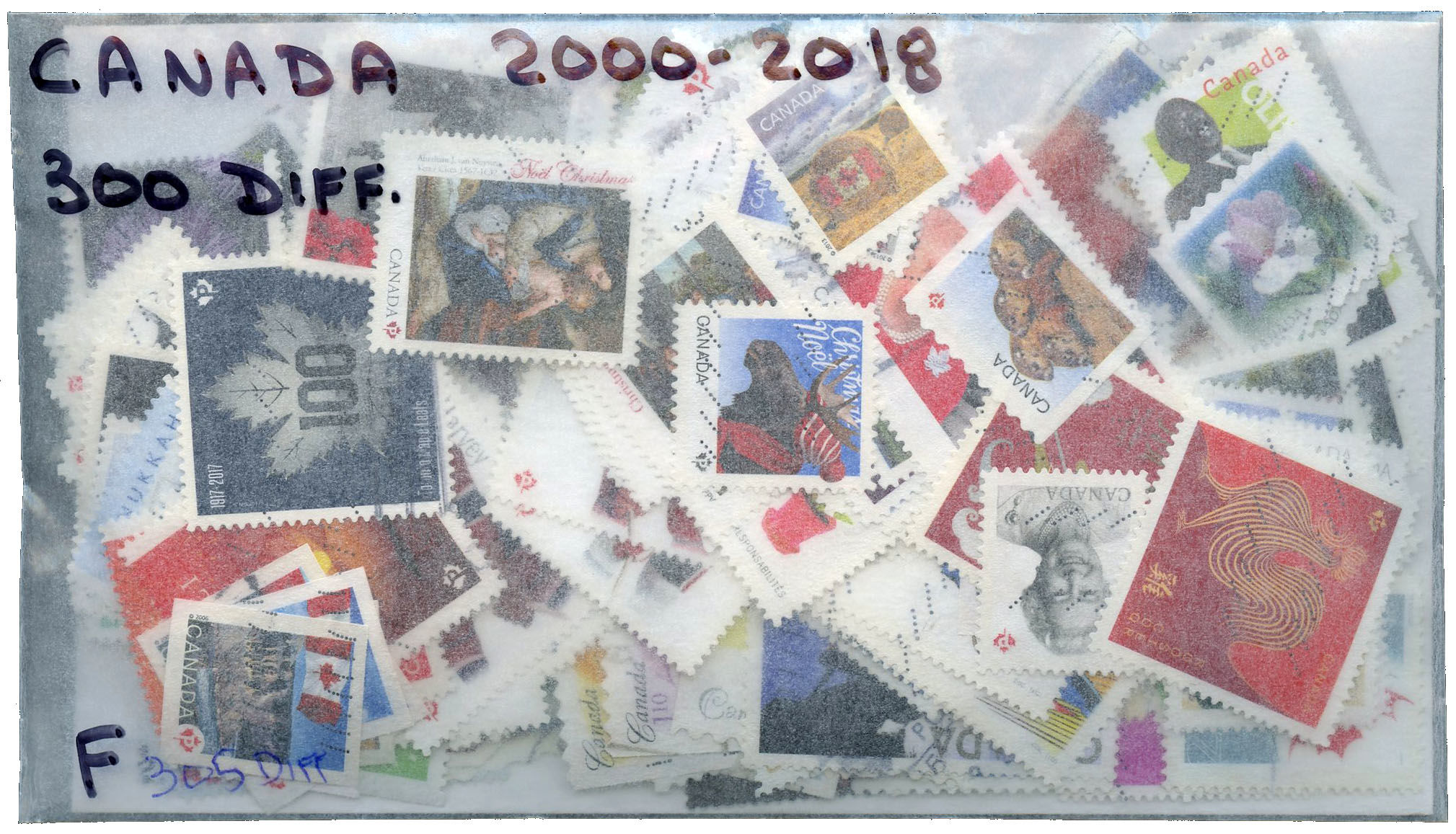 Buy Canada - 300 different recent | Vista Stamps