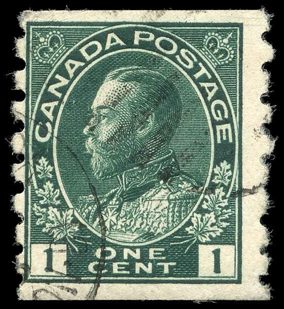 Buy Canada #125ii - King George V (1912) 1¢ | Vista Stamps